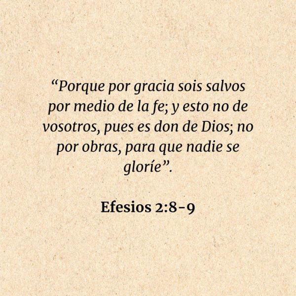 ¿Sabes qué puedes hacer para ganar la salvación? - Efesios 2:8-9