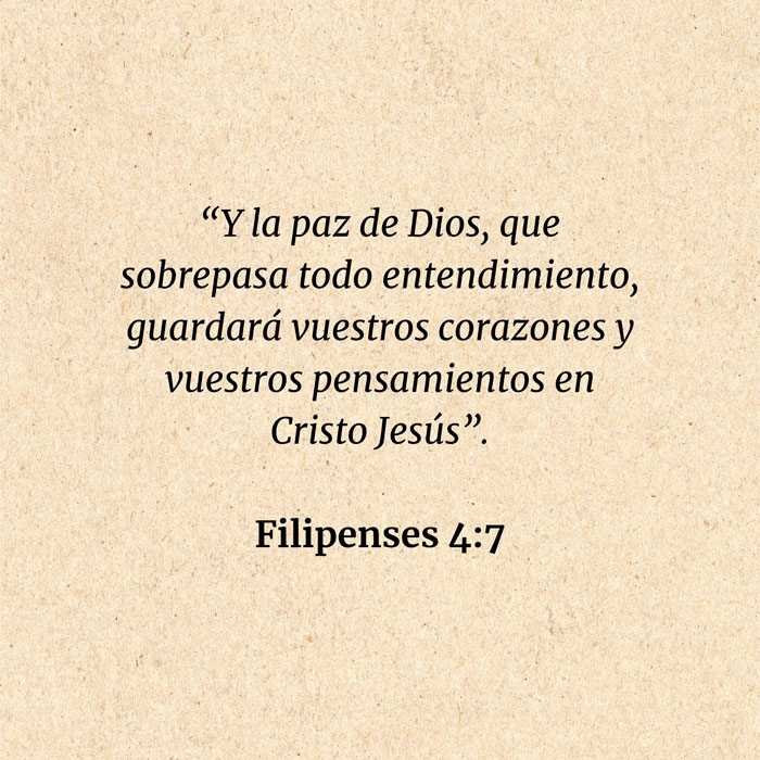 ¿Puedes captar la magnitud de esta promesa? - Filipenses 4:7