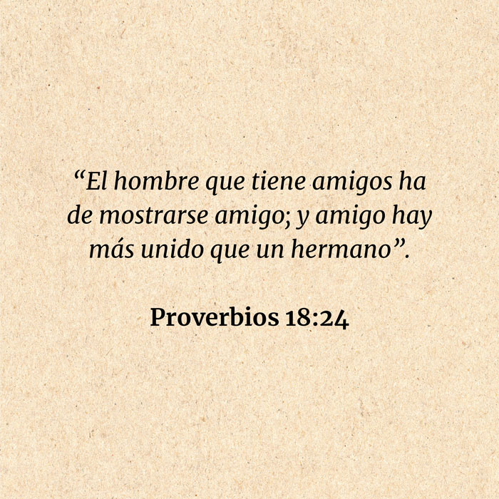 ¡Dios nos llama a dar el primer paso! - Proverbios 18:24